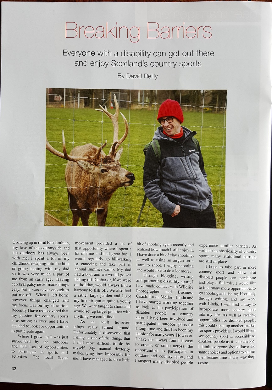 EXPLORING COUNTRY SPORT AND THE CHALLENGES OF DISABILITY – Dee Reilly